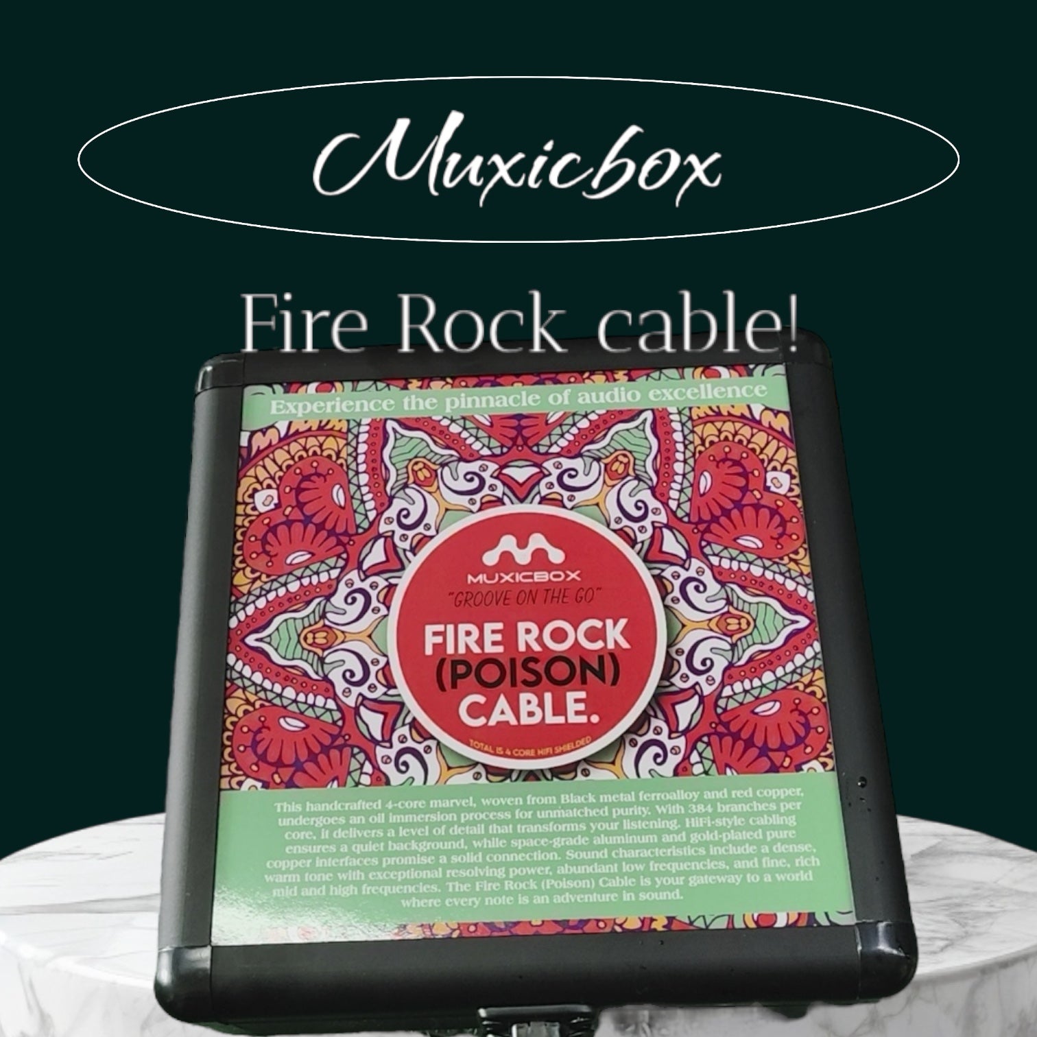 Fire Rock Poison Cable – muxicbox